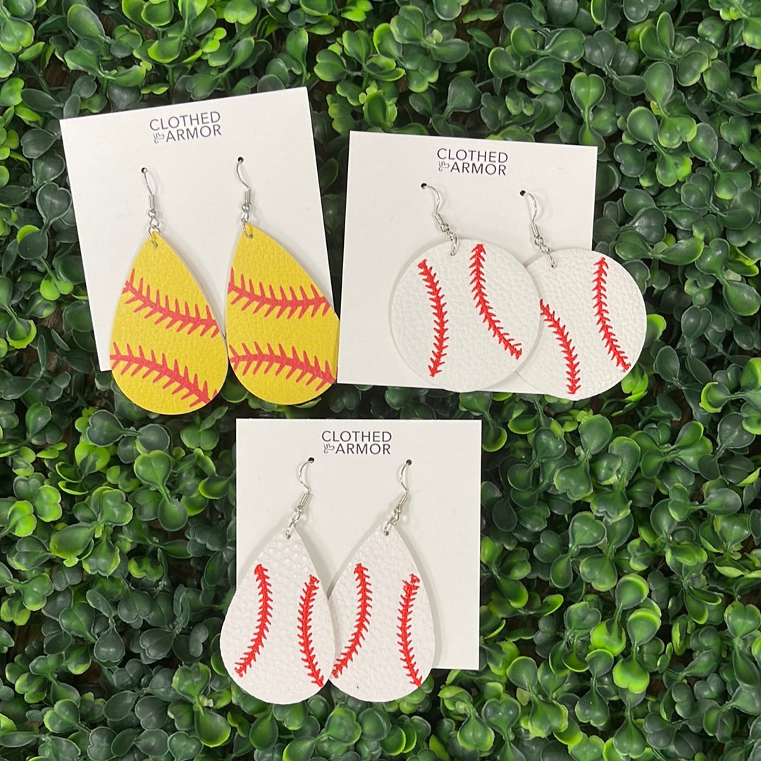 Leather Sport Earrings – Clothed In Armor